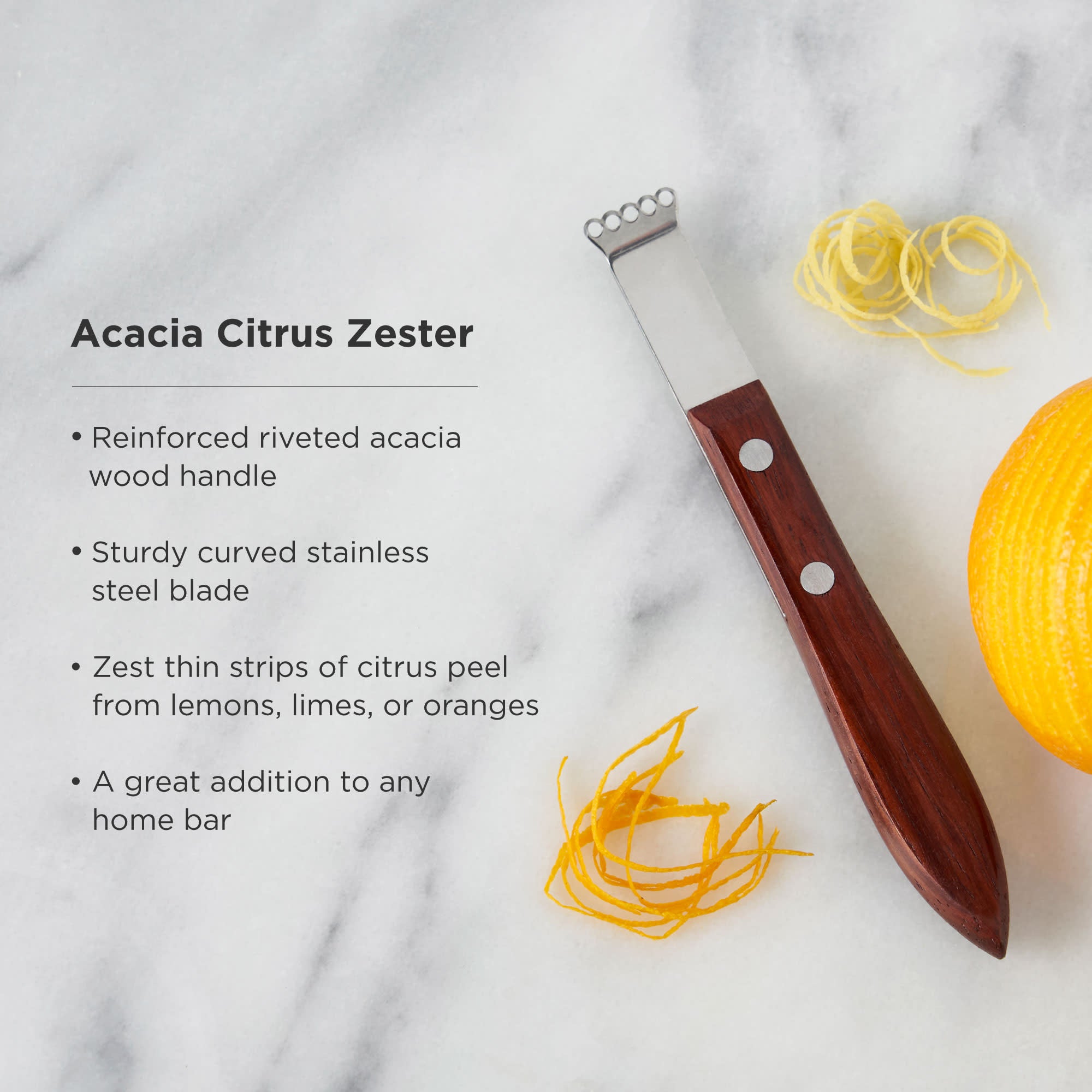 Zester Bar Tool: Essential Kitchen Gadget for Perfect Citrus zest | The ...
